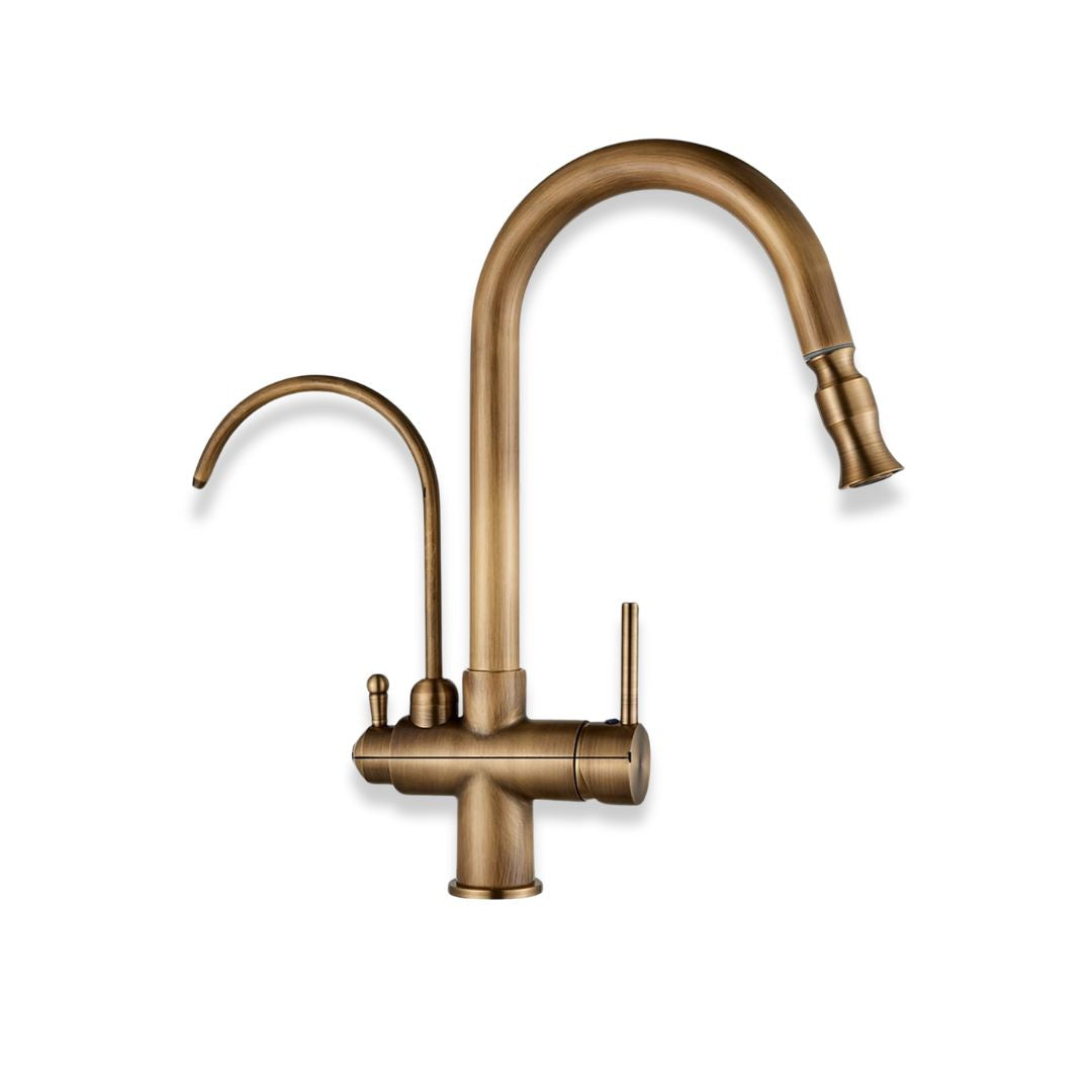 Kitchen Sink Faucet | Dual Pull-Out Sprayer – Cooking Detective