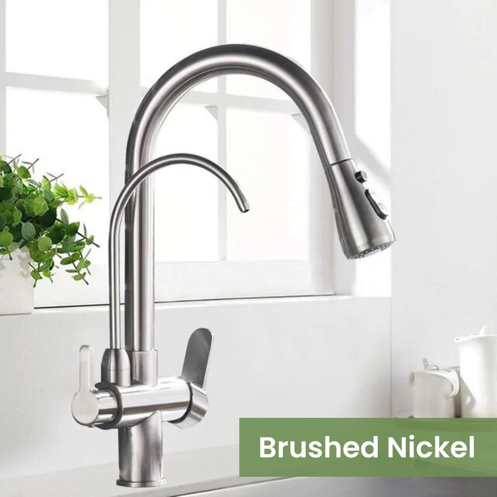 Kitchen Sink Faucet | Dual Pull-Out Sprayer – Cooking Detective
