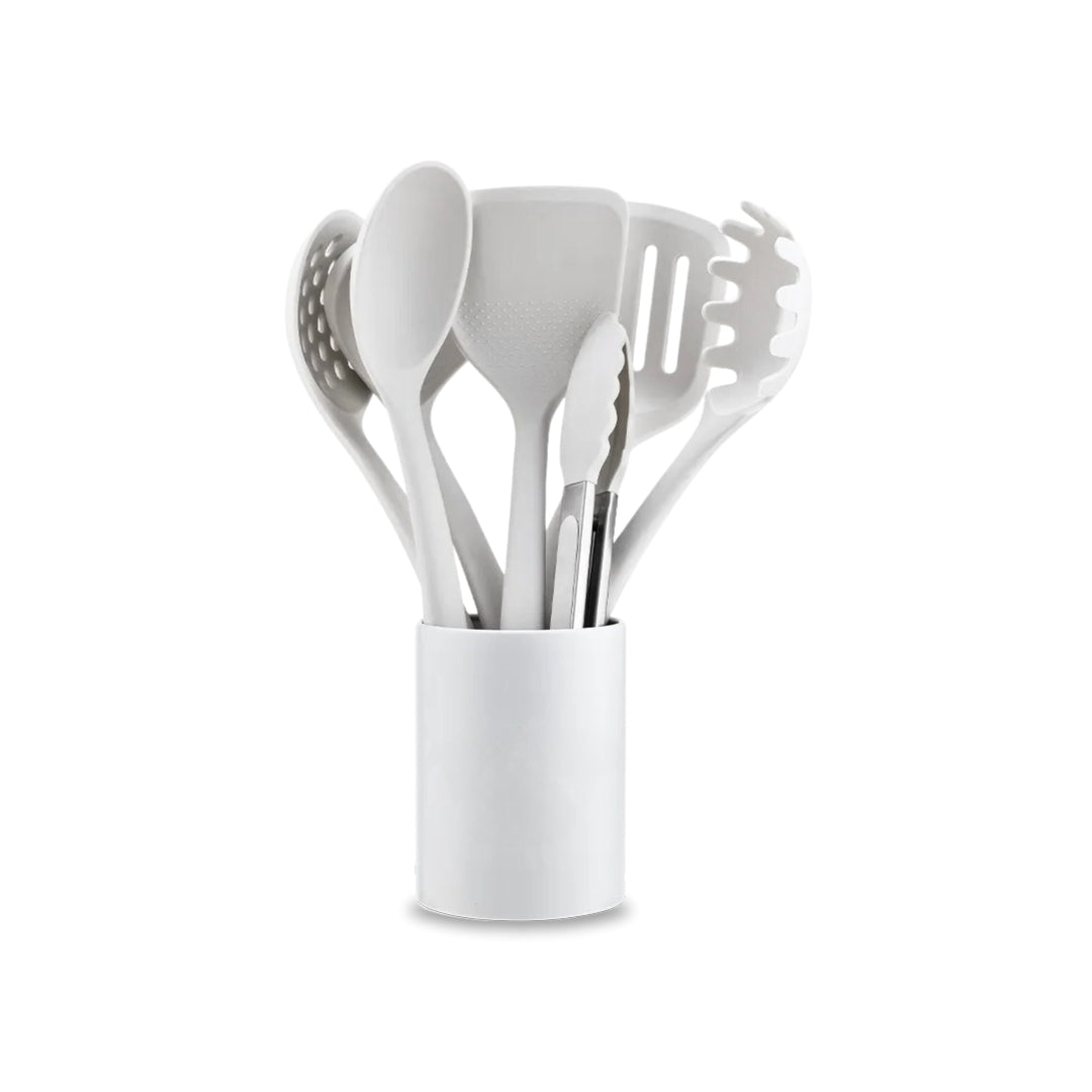 White Silicone Kitchen Utensils | Shovel Set – Cooking Detective